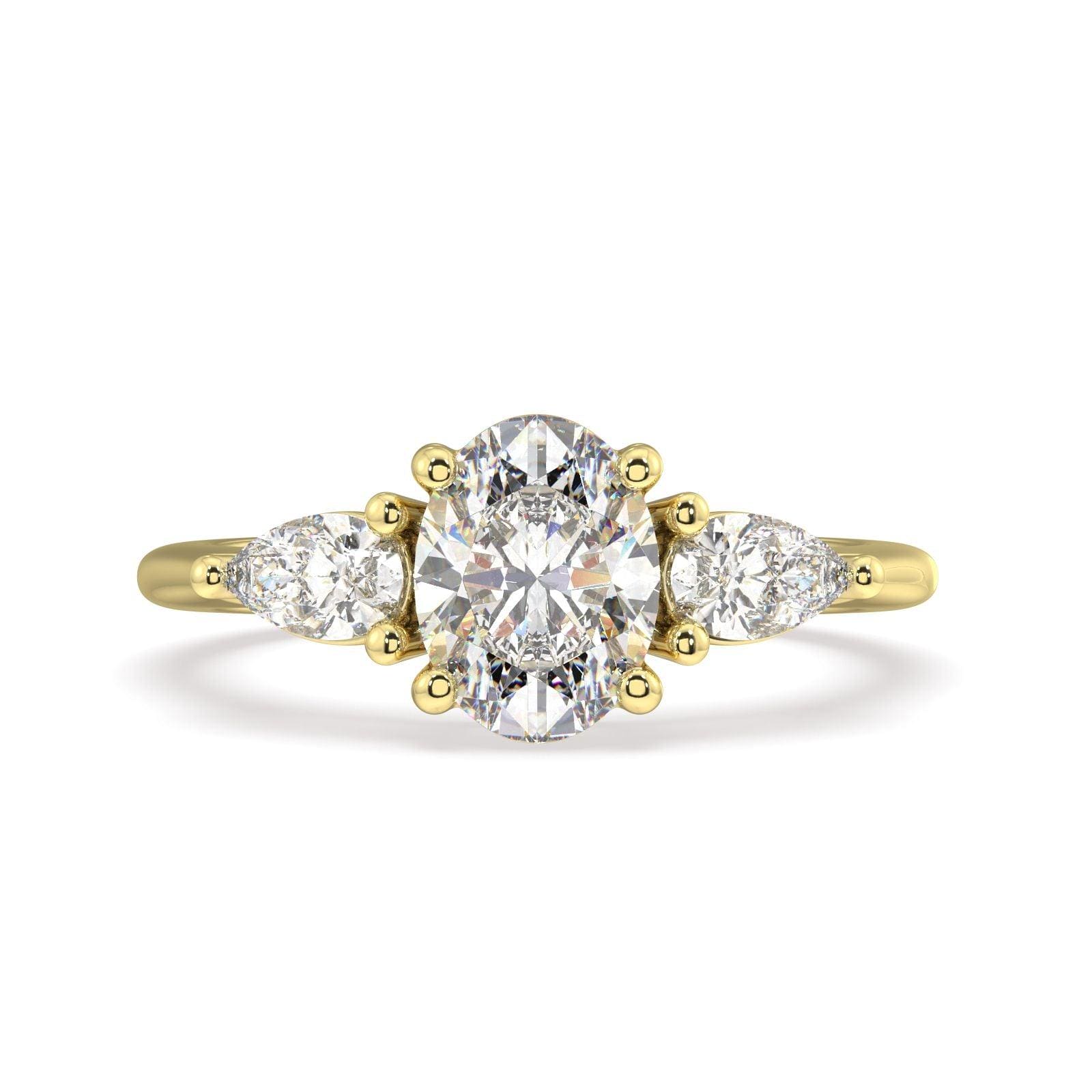 Helena Diamond Trilogy Engagement Ring | Artelia